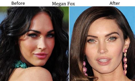 Megan Fox Before And After Megan Fox Damals Heute Npzq