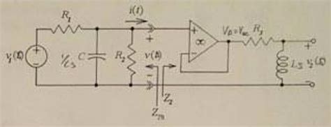 Solved Transform The Op Amp Circuit Into The S Domain