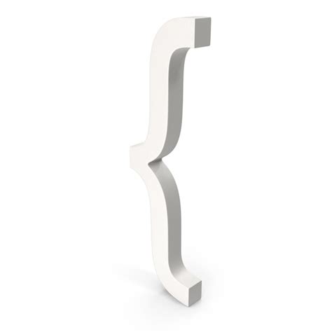 Porcelain Opening Bracket Symbol PNG Images PSDs For Download PixelSquid S