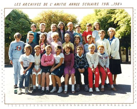 Photo De Classe CM2 De 1986 ECOLE JAMIN Copains D Avant