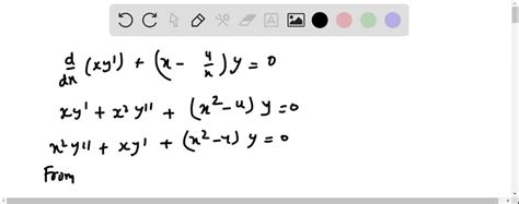 SOLVED Determine The Singular Points Of The Given Differential Equation