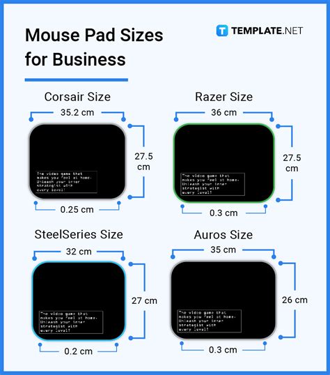 Mouse Pad Size Dimension Inches Mm Cms Pixel