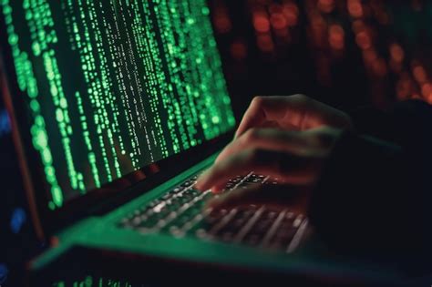 Premium Photo Hacker Code And Cyber Security Threat On Laptop