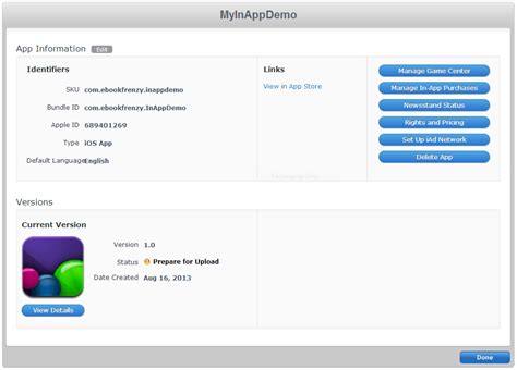 Preparing An Ios 7 Application For In App Purchases Techotopia