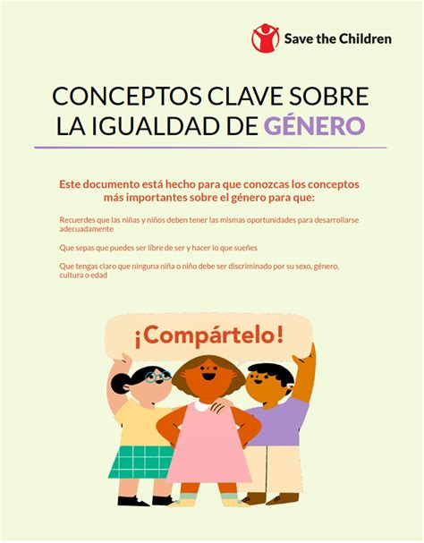 Conceptos Clave Sobre La Igualdad De Género