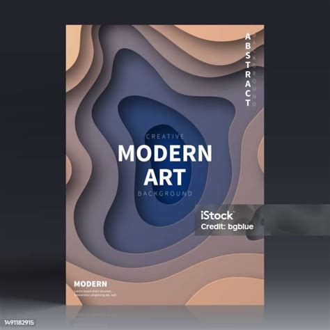 브로셔 템플릿 레이아웃 회색 표지 디자인 비즈니스 연례 보고서 전단지 잡지 3차원 형태에 대한 스톡 벡터 아트 및 기타 이미지 3차원 형태 가리기 검은색 Istock