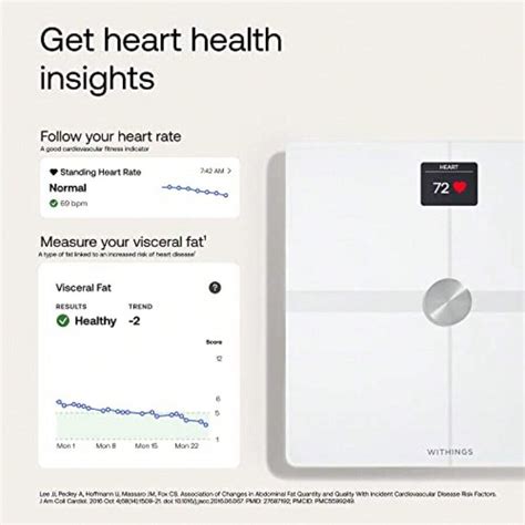 Withings Body Smart Accurate Scale For Weight Fat Percentage Body Composition Scales Wi Fi