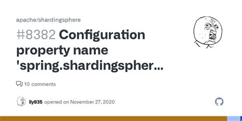Configuration Property Name Lessharding