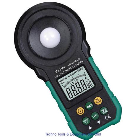 Proskits Mt 4617 Led Light Intensity Measure Meter Test Light Lux