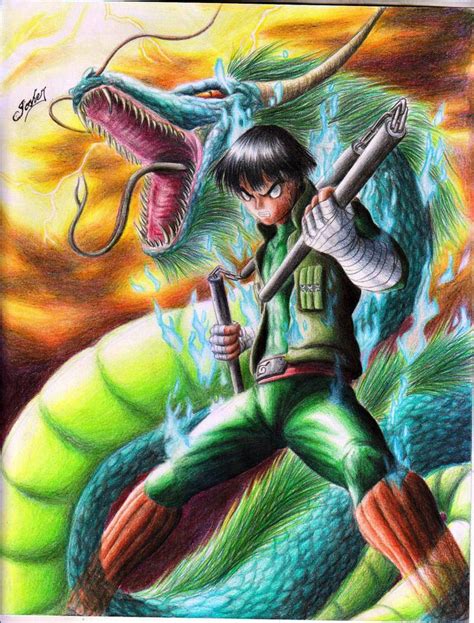 Rock Lee By Josher Jonan Naruto Art Rock Lee Rock Lee Naruto