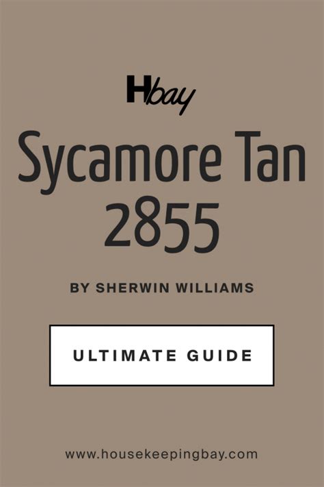 Sycamore Tan Sw 2855 Paint Color By Sherwin Williams