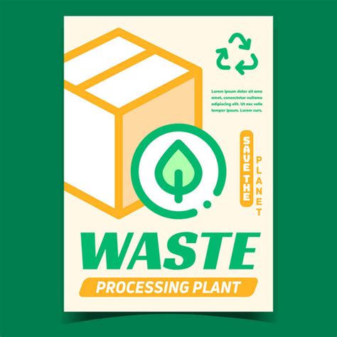 Waste Processing Plant Free Stock Vectors