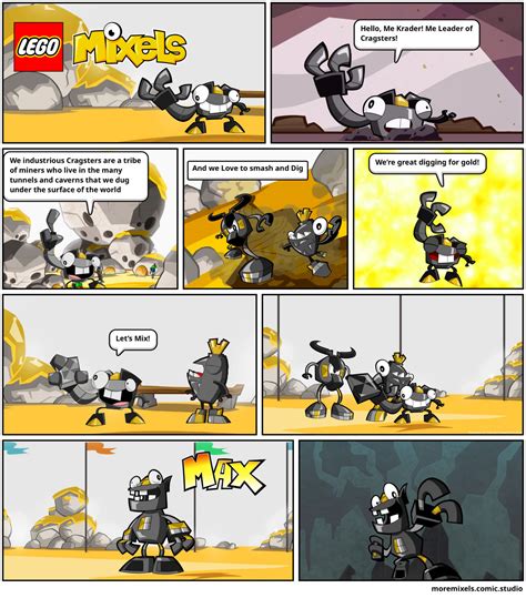 Mixels Comic Adventures Cragsters By S870599 On Deviantart