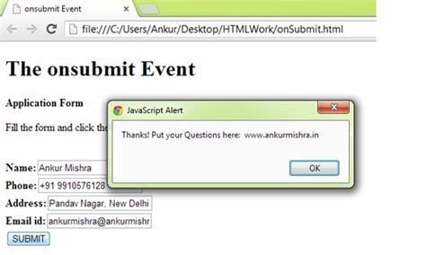 Lets Work With Javascript Events