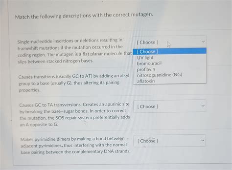 Solved Help With Matching Chegg