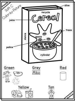 Soft G And C Color By Picture Bundle Activities By Lauren McIntyre