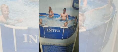 Каркасный бассейн intex бу купить в Абакане | Хобби и отдых | Авито
