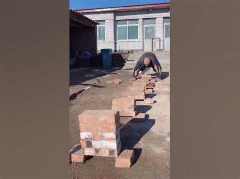 Breaking bricks with the head, like in Shaolin Kung Fu movies#kungfu#viralshort#martialarts ...