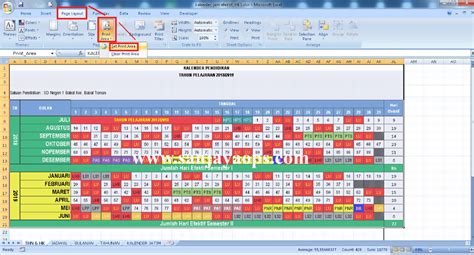 Cara Mudah Mencetak Print Dokumen Microsoft Office Excel Full Page