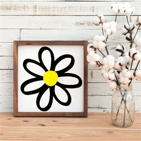 Hand Drawn Daisy Flower Svg Png  Psd Dxf Files Craftpi