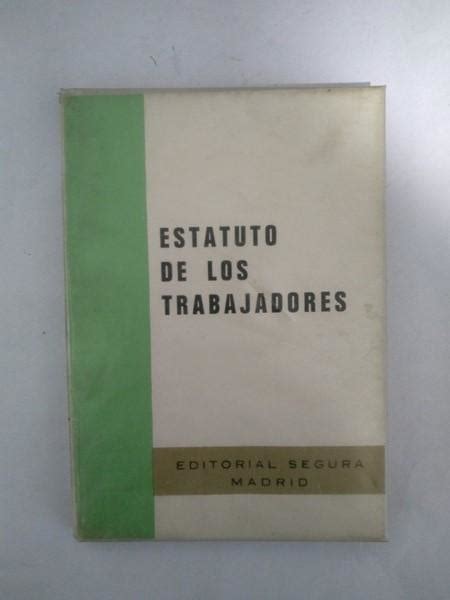 Estatuto de los trabajadores Aceptable Libros Ambigú