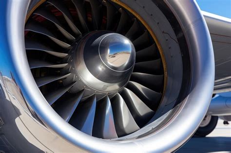 Premium Ai Image The Engine Inlet Of A Modern Private Jet