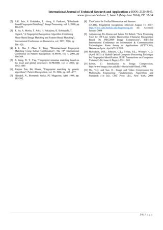 A NEW CODING METHOD IN PATTERN RECOGNITION FINGERPRINT IMAGE USING VECTOR QUANTIZATION PDF