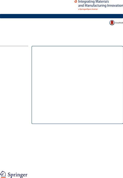 In Process Sensing In Selective Laser Melting Slm Additive Manufacturing Pdf Download Available