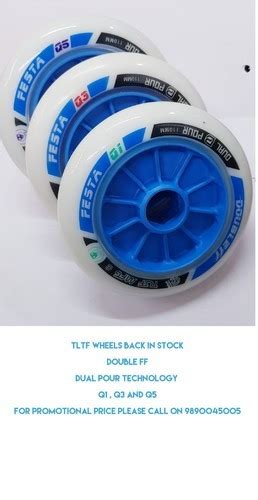 Inline Skates Wheel Inline Skate Double FF MM Wheels Manufacturer From Pune