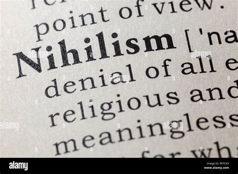 Fake Dictionary Dictionary Definition Of The Word Nihilism Including