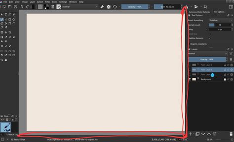 Hide Scroll Bars General Questions Krita Artists