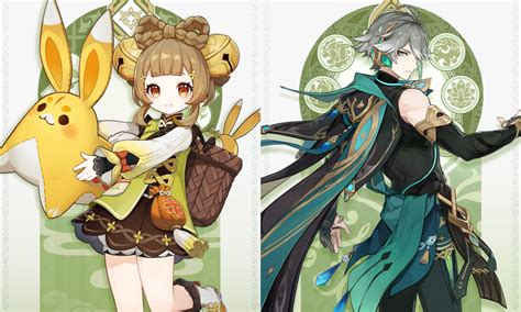 Genshin Impact Exibe Banners Da Atualização 34 De Alhaitham Hu Tao