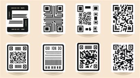 Collection Of Barcodes And Qr Codes For Digital Identification Premium Ai Generated Vector