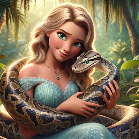 Pythons Loving Their Princess 18 By Nathanhaworth On Deviantart