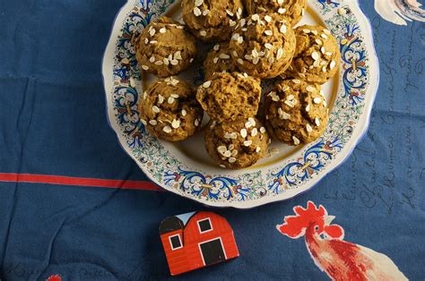 Pumpkin Oat Muffins Sorens Purple Plate