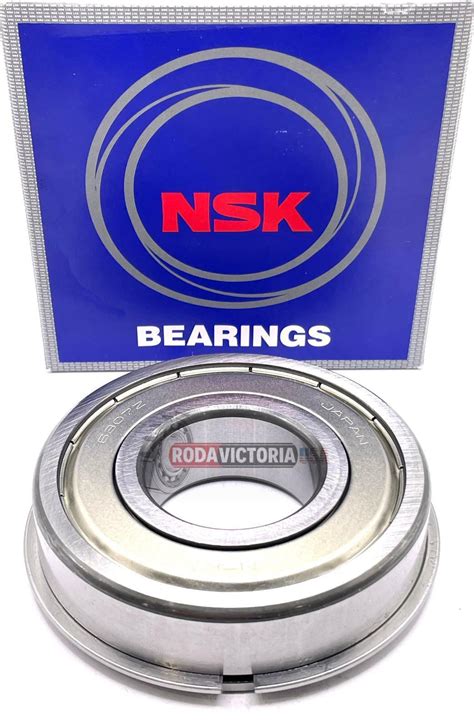 NSK JAPAN 6307 ZNR Snap Ring Deep Groove Ball Bearing 35x80x21mm