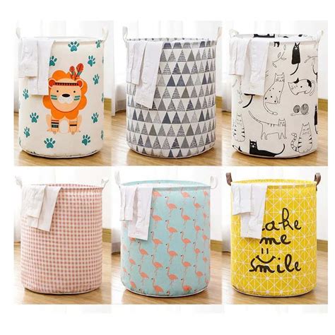 Balde De Roupas Sujas Dom Sticas Cesta De Armazenamento De Roupas