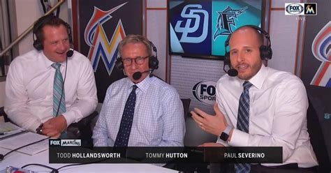 Tommy Hutton Joins Miami Marlins Broadcasts On Fox Sports Florida As