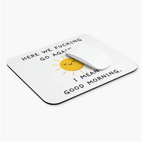 Work Mouse Pad Funny Mouse Pad Fun Adult Office Desk Etsy