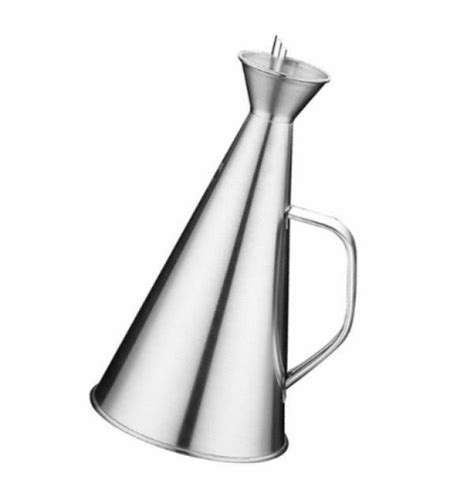 스탠 500ml 스테인레스 스텐 스틸 메탈 오일 디스펜서 누수 방지 스파우트 오일 포트 오일러 소스 푸어러 티몬