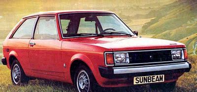 Chrysler Sunbeam 1976 The Imp Was Replaced By A Tumbex