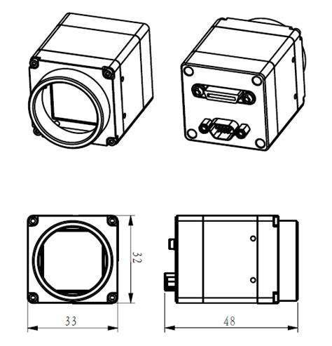 Detector Compact Thermal Camera Module Vanadium Oxide Vox Uncooled