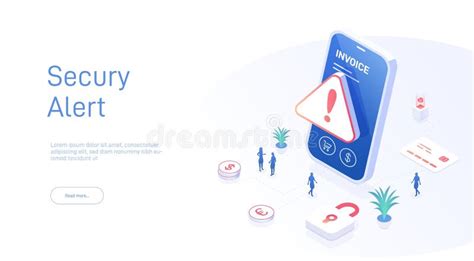 Security Alert Concept System Error Laptop Problem Attention