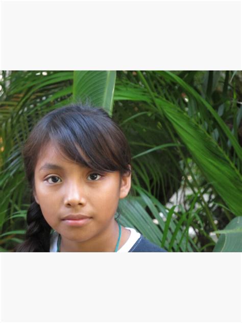Young Mexican Girl Jovencita Mexicana Poster By Ptovallartamex