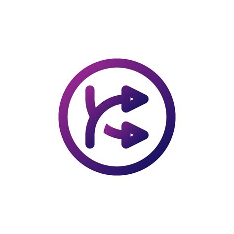 Shuffle Arrow Icon Vector Perfect For Multimedia Player Interface Button And Any Purposes