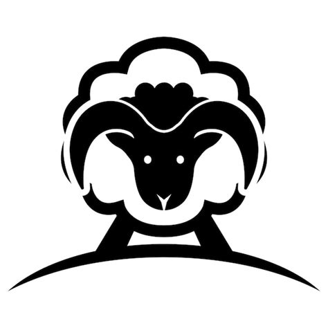 Premium Vector Cute Sheep Logo Vector Icon Illustration Design