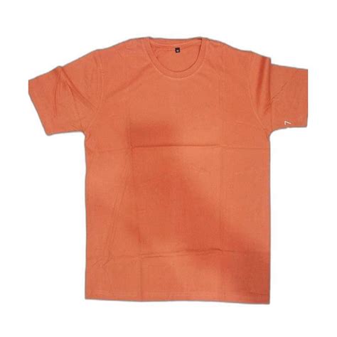Plain Cotton Peach Color Mens Round Neck T Shirt At ₹ 115piece In Lucknow