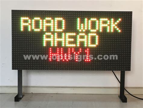 Outdoor Electronic Vms Double Sided Led Variable Message Sign Led Traffic Display Board Led