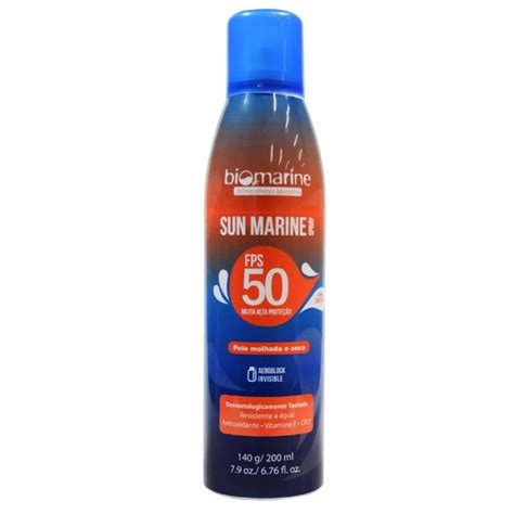 Biomarine Sun Marine Fps50 Protetor Solar Corporal 140 Ml Shopee Brasil