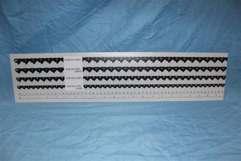 Oem Stihl Chain Link Count Leaflet Saw Chain Measuring Tape Part 5910